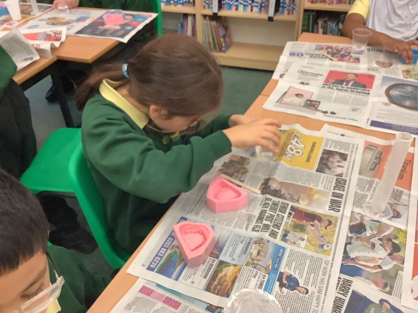Year 4 Make Plaster Models Of Teeth - Southwold Primary School
