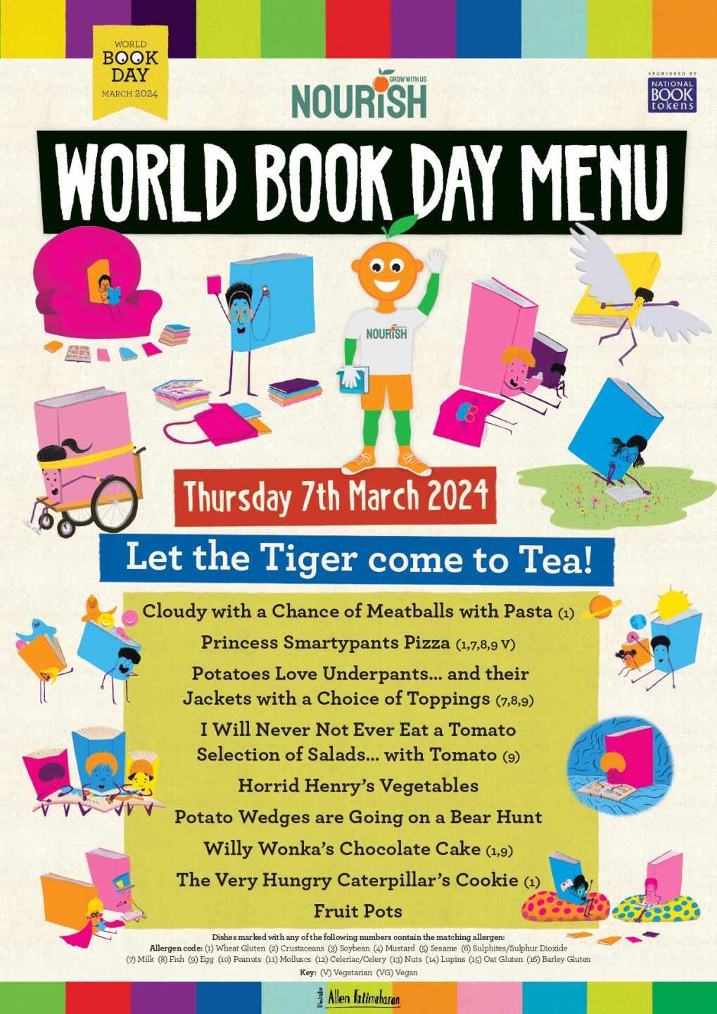 World Book Day Menu – 7th March 2024 - Southwold Primary School