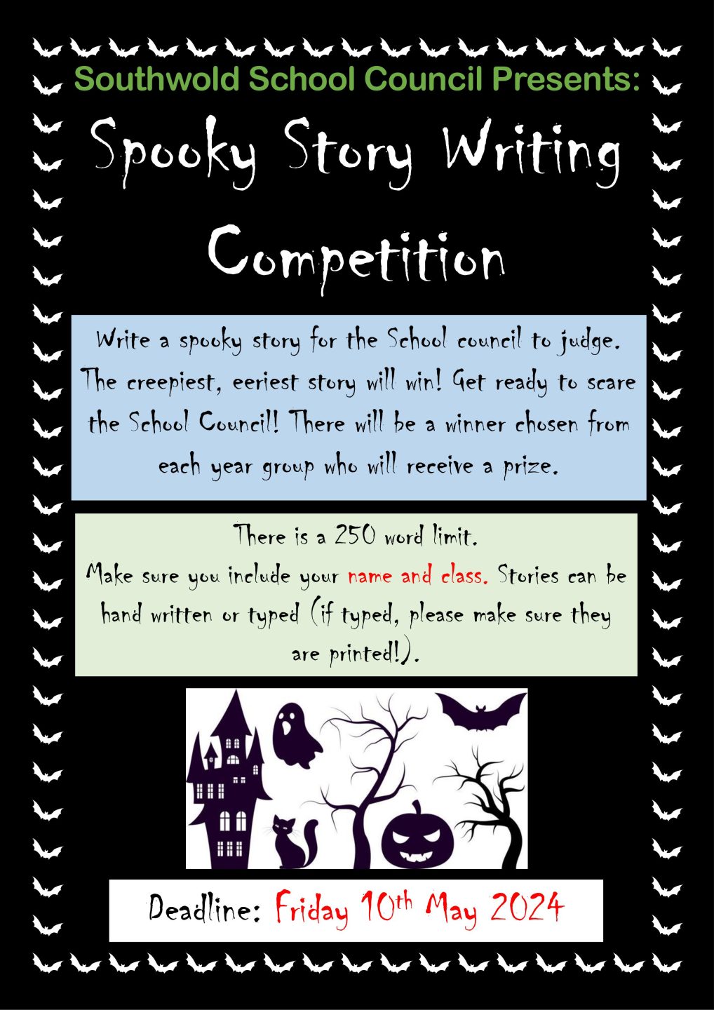 Spooky Story Competition - Southwold Primary School